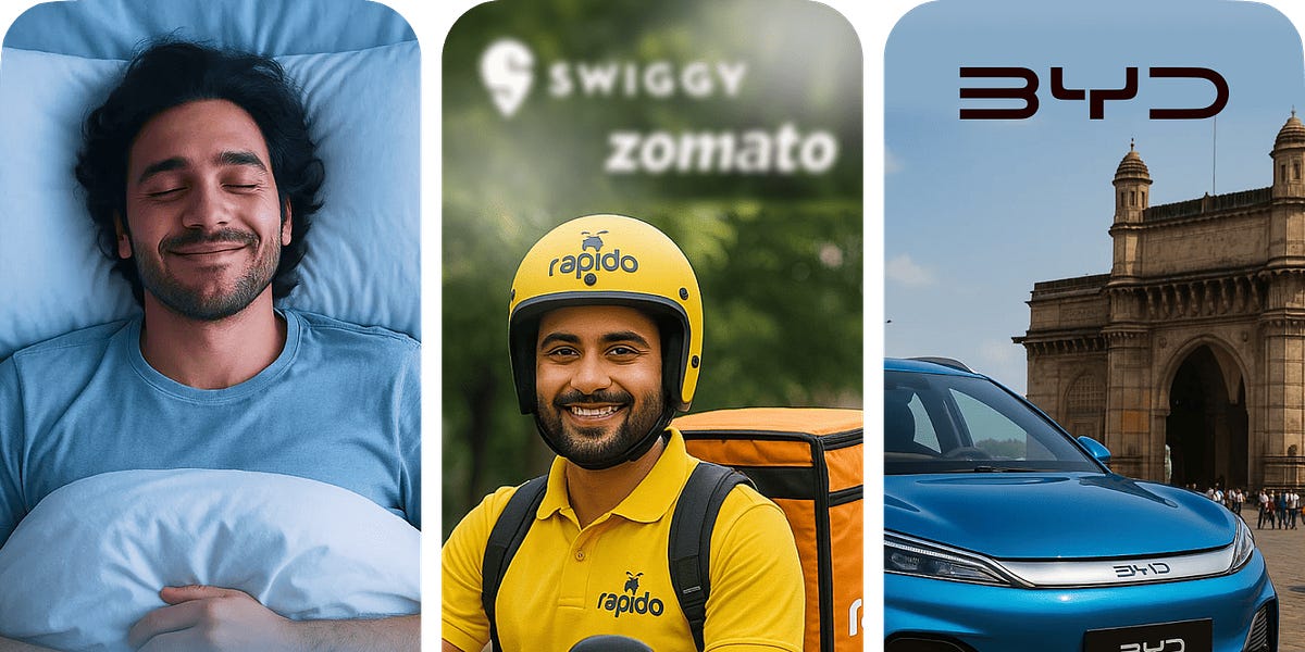 BYD enters India, Rapido's food delivery plans & Wakefit's ₹1,000 Cr ...