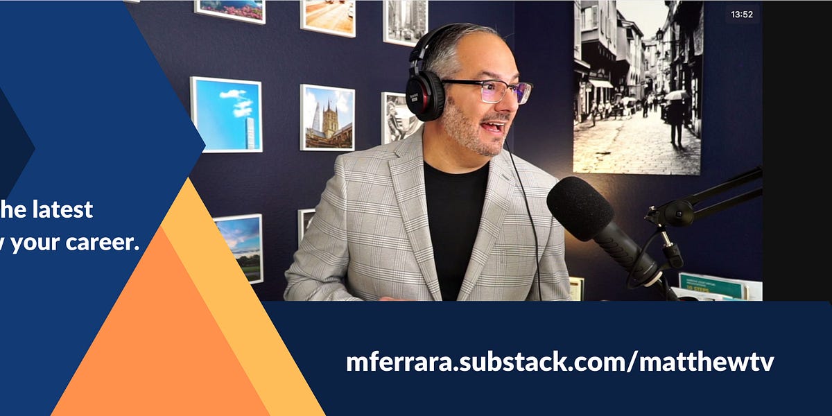 MatthewTV Webinars Schedule - by Matthew Ferrara