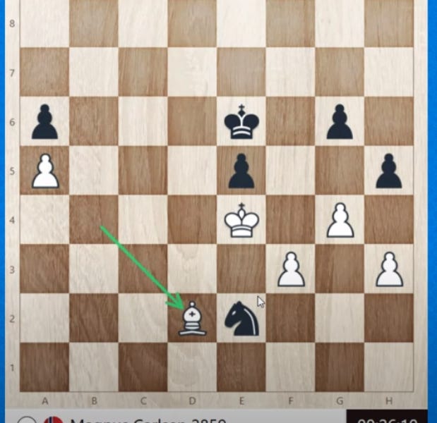 Knowing your end game: a lesson from chess