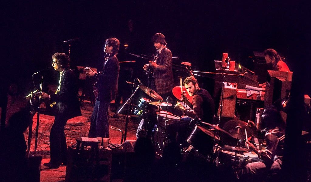 Bob Dylan and The Band in Boston, 1974 - by Ray Padgett