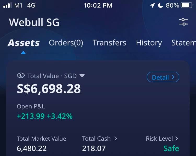 Quick Portfolio Update - by Master Leong