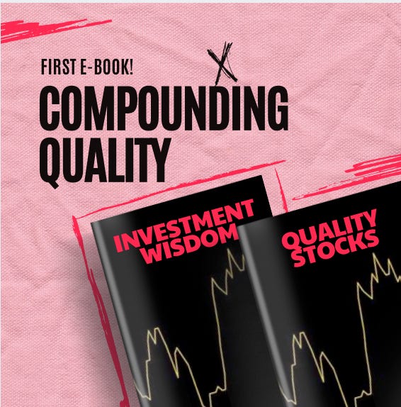 📚 Our first book - Compounding Quality