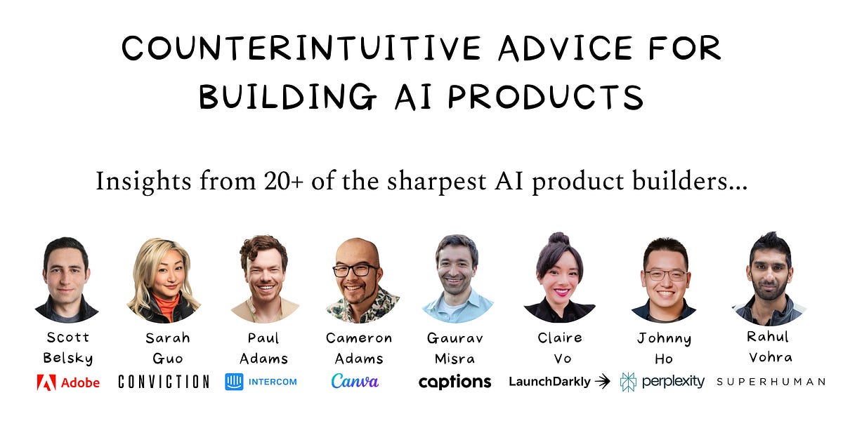 Counterintuitive advice for building AI products