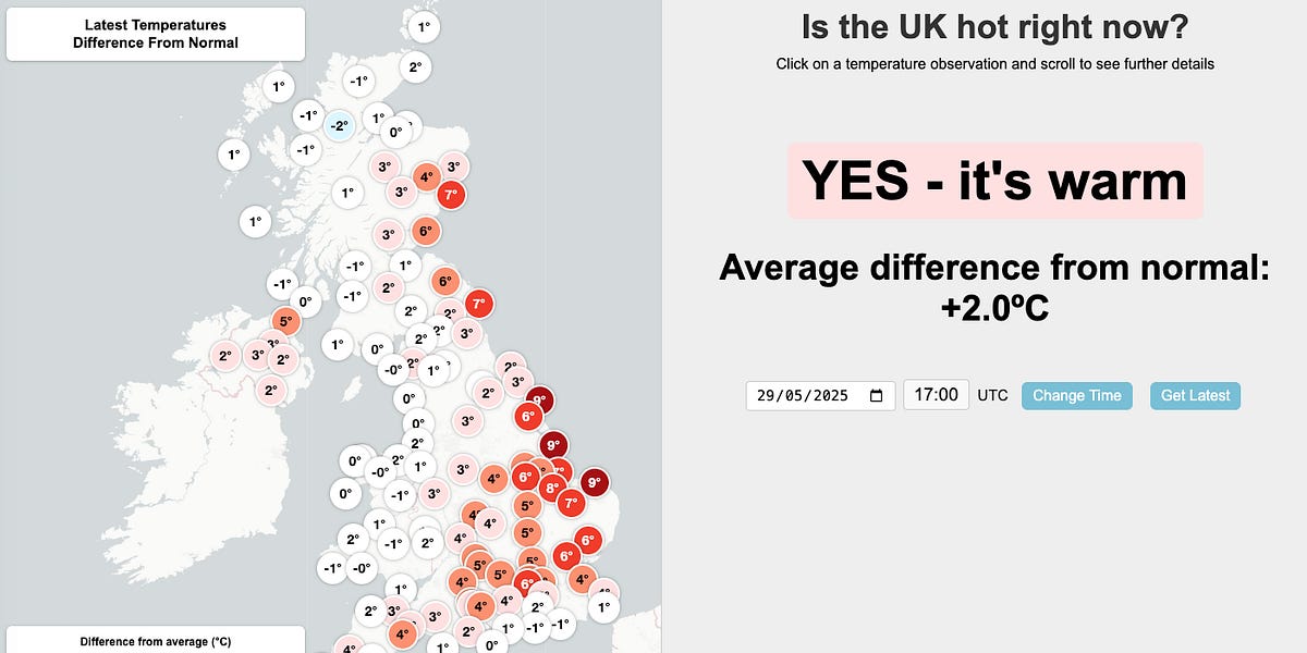 Is it hot right now? - by Ed Hawkins - Climate Lab Book