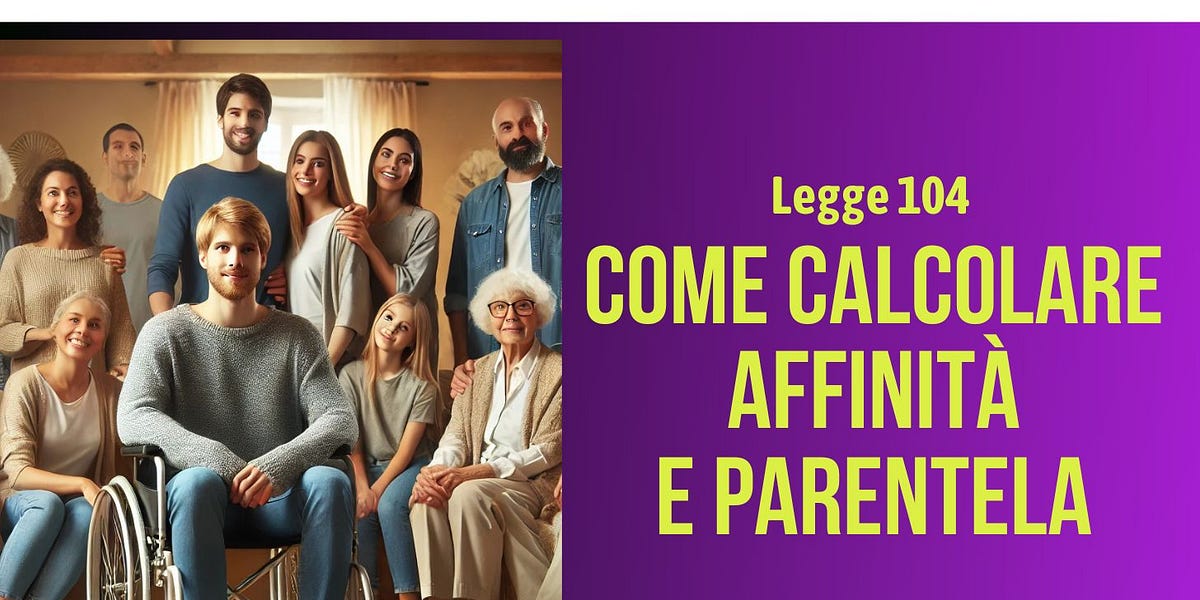 Parenti e affini legge 104: grafici, tabelle, esempi