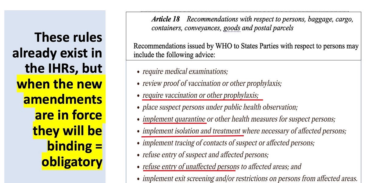 Rebutting bizarre assertions about the WHO's negotiations