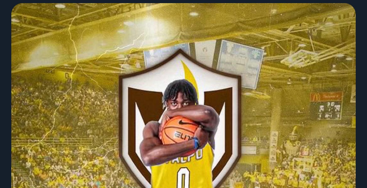 Jaxon Edwards transferring to Valpo - by Jeff Bidwell