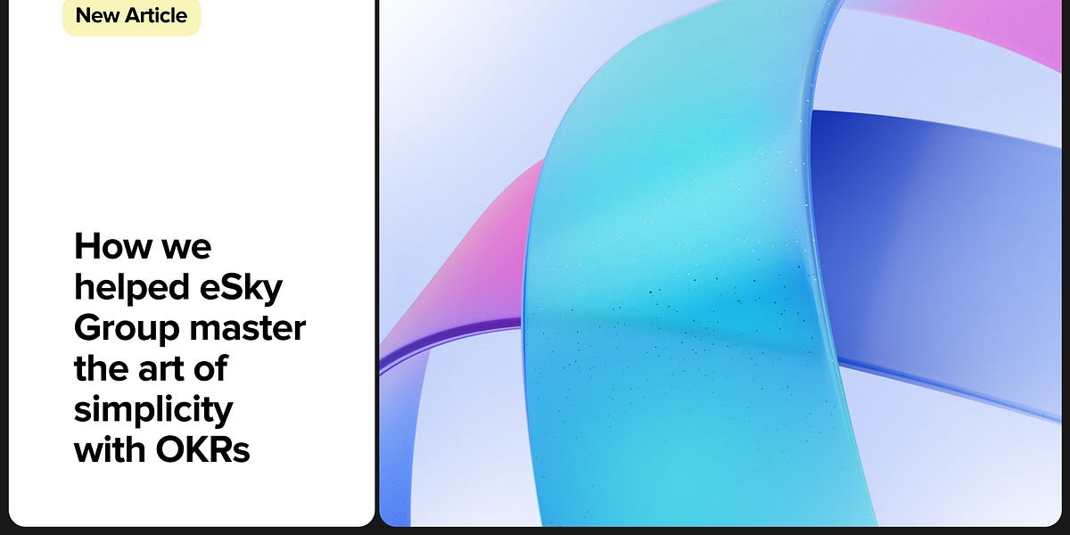 How we helped eSky Group master the art of simplicity with OKRs