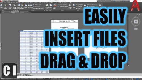AutoCAD How To Insert Images, PDFs, Excel and More!
