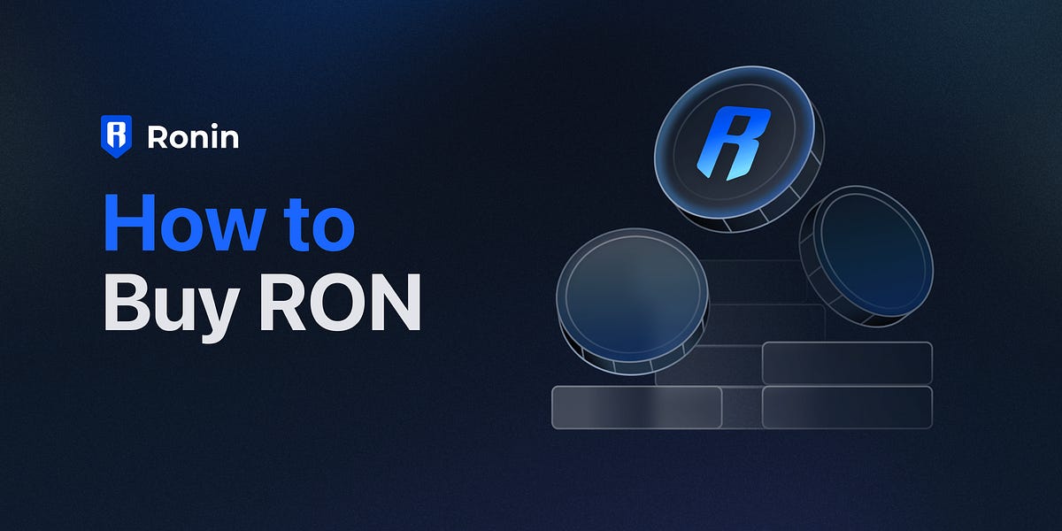 $RONの購入方法 - Ronin Network公式日本語アカウント