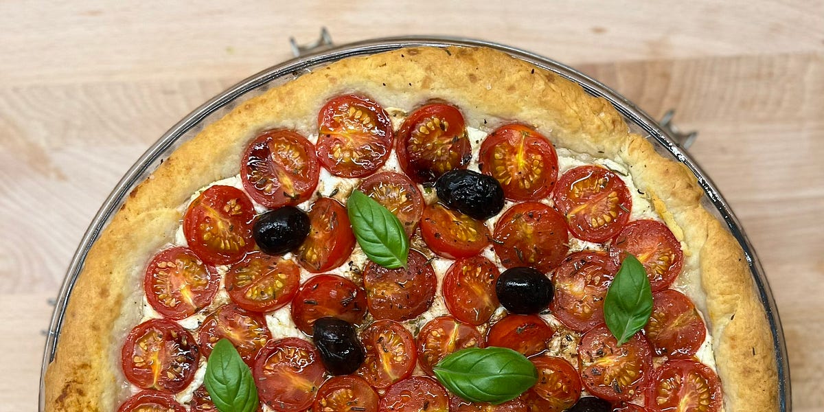 2 tomato tarts - Life's a Feast by Jamie Schler