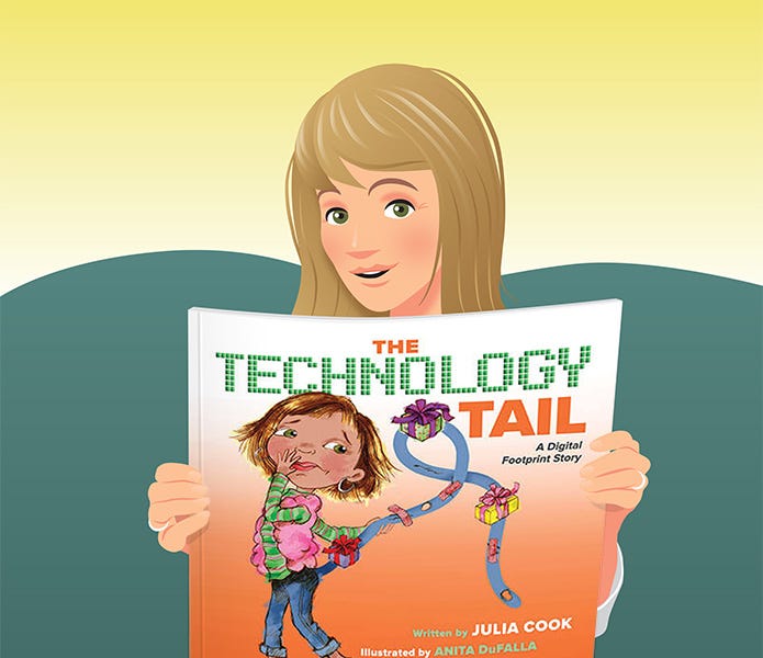 The Technology Tail - by Julia Cook - COOKIE BYTES