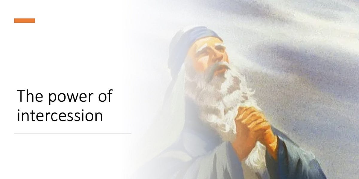 The power of intercession - Krakus’s Biblical Reflections