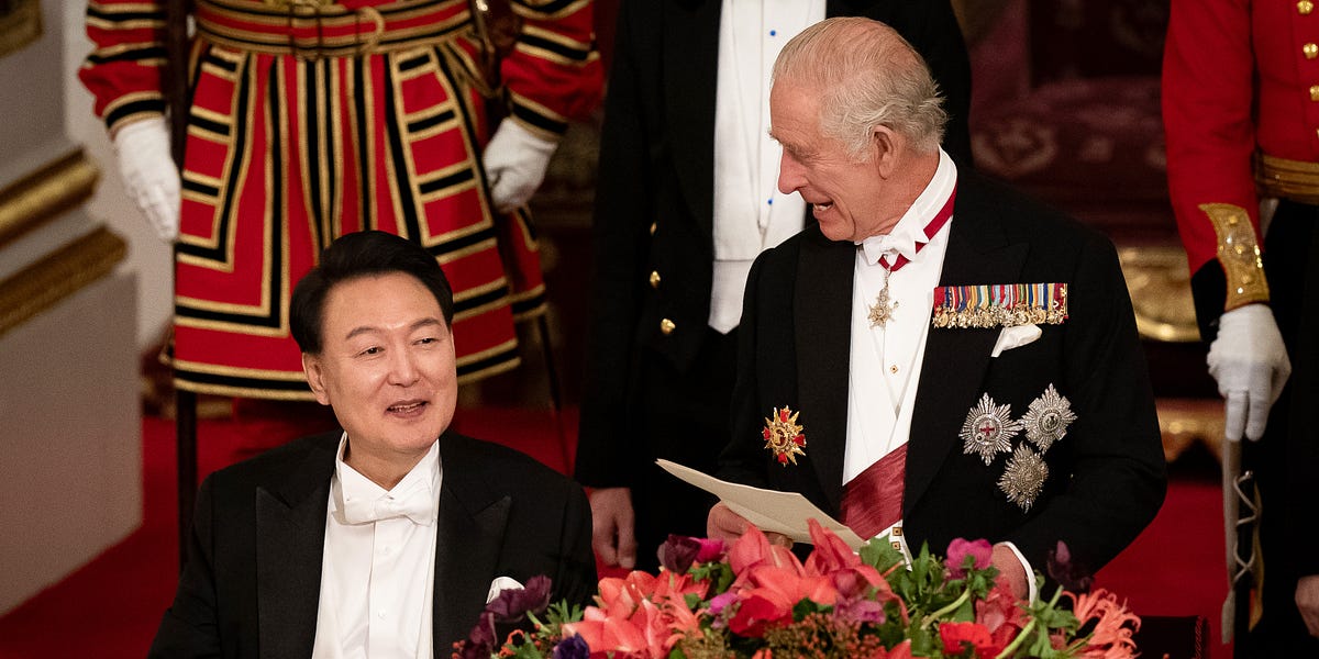 Inside the dazzling State Banquet - by Emily Nash