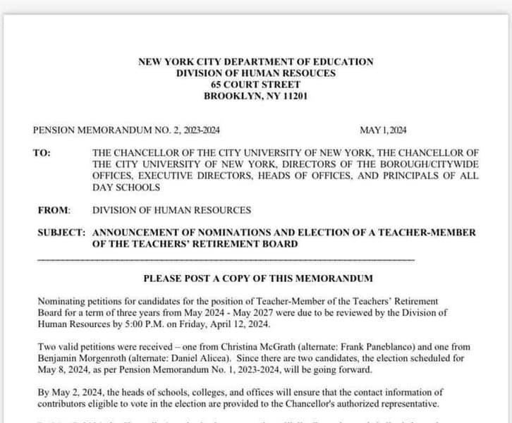 Call to Action: Contact DOE Chancellor and his liaison about failures ...