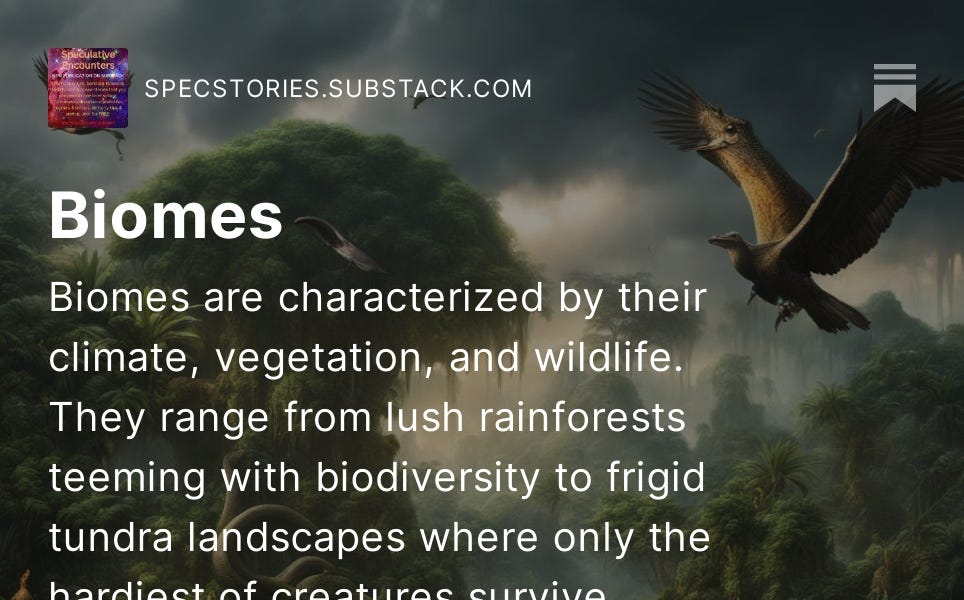 Biomes - by C. L. Nichols - StoryAngles