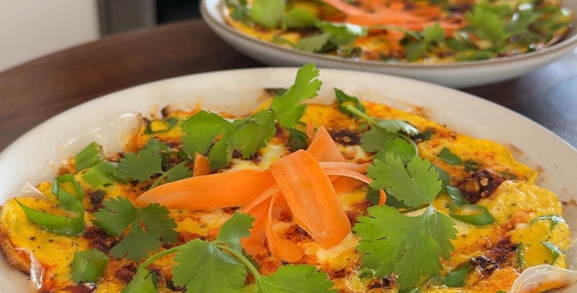 Healthy Rice Paper Egg Wrap - by Maxine Sharf