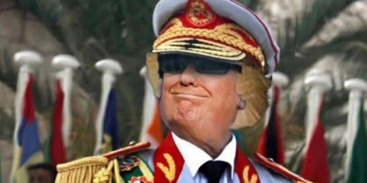 befuddled old fart declares brilliant military victory over California