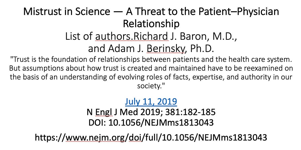 I had forgotten this 2019 article by Richard Baron, the CEO of the ...