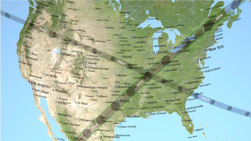 The second US Solar Eclipse Since 2017 Occurs April 8th, The Two ...