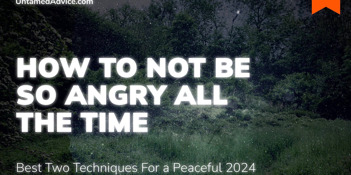 How to Not Be Angry All The Time - by Jamie C Goodwin