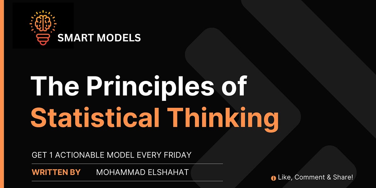 The 3 Principles of Statistical Thinking