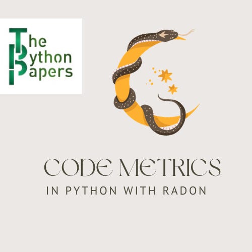 Learning About Code Metrics in Python with Radon