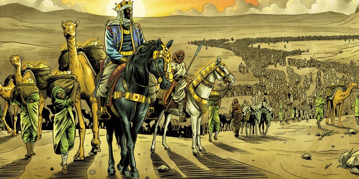 The myth of Mansa Musa's enslaved entourage