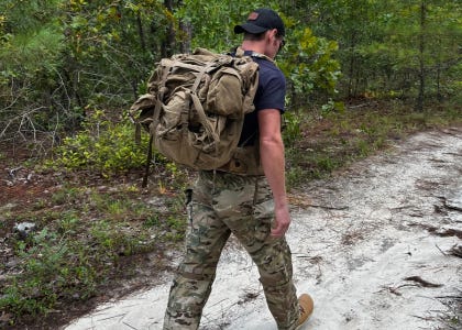 How To Ruck 12 Miles Under 2 Hours - Kevin’s Substack