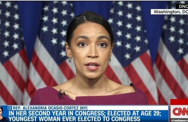 ALEXANDRIA OCASIO-CORTEZ SNUBS JOE ... What? Oh? Never Mind