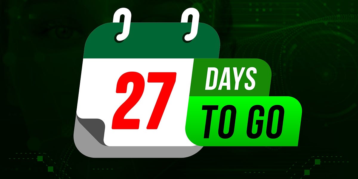 27 Days to Go: - NACOS National