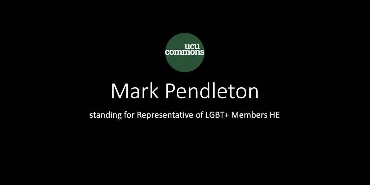 Spotlight on...Mark Pendleton - UCU Commons Updates