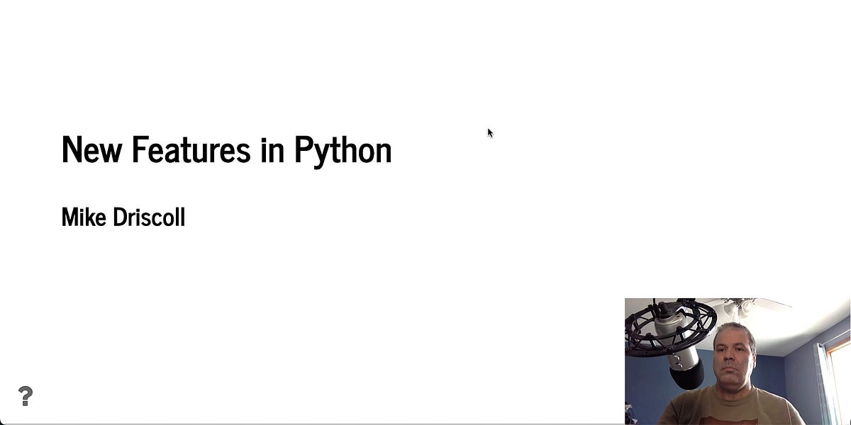 What's New in Python - by Mike Driscoll - The Python Papers