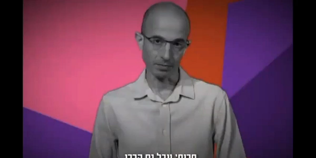 Prof. Yuval Noah Harari's video clip supporting the protests