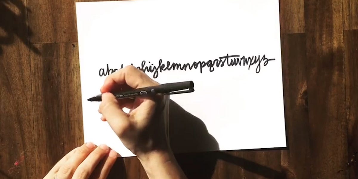 Practice: Cursive Alphabet - by Tracy Benjamin