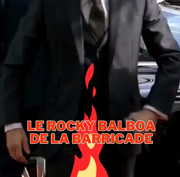 (Vidéo) Emmanuel Macron : le Rocky Balboa de la barricade et de la ...