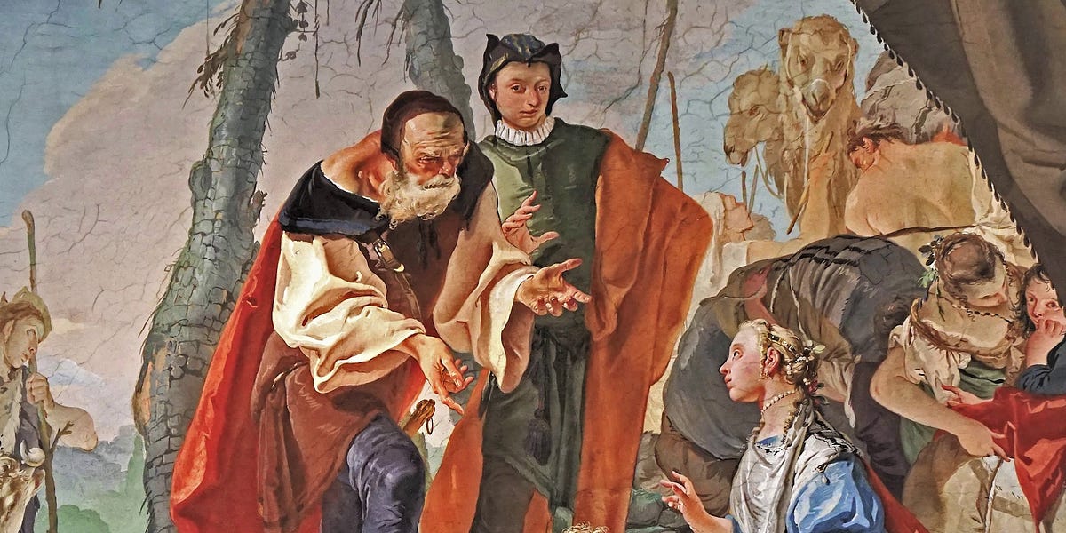 Genesis 31: Jacob's Flight From Laban - by Armen Thomassian