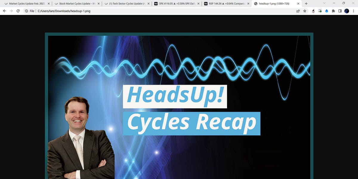 Cycles Heads-Up! - by Lars von Thienen
