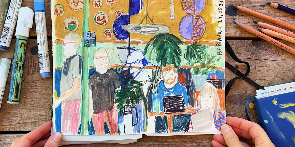 Weekend Sketches - by Sandi Hester - An Artist's Life