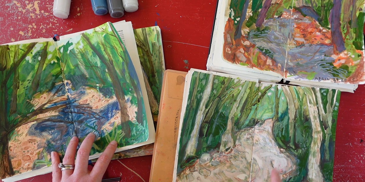 Weekend Sketches & Hack for Paint Markers - by Sandi Hester