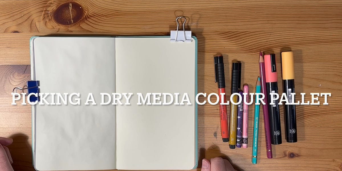 How to pick a dry media colour pallet - by Nino van Vuuren
