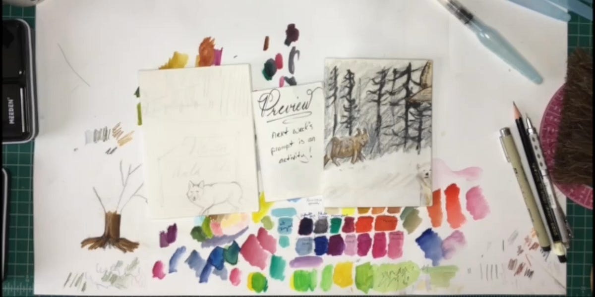 Weekly Prompt No. 14: Hidden Map Book Demo