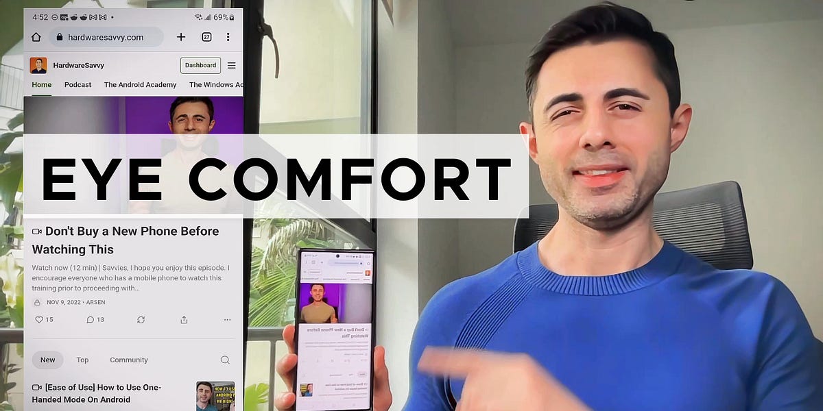 Eye Comfort - Galaxy Routines Training