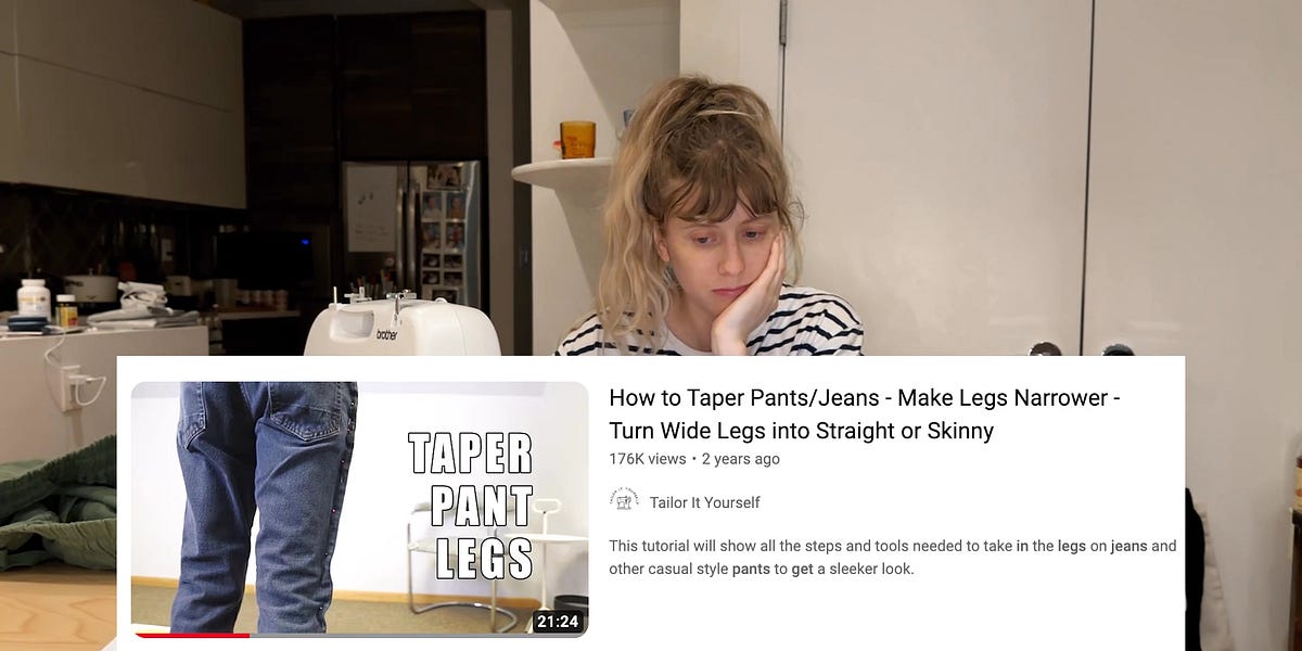 Vlog #2: Fixing my pants - by Haley Nahman - Maybe Baby