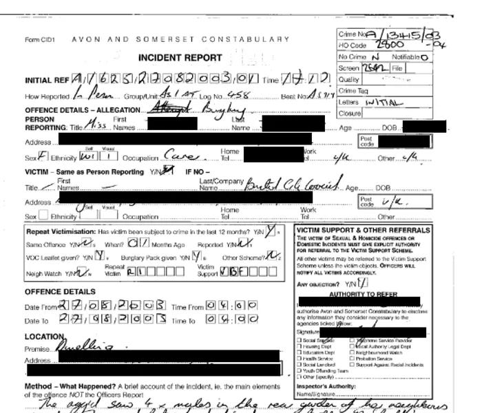 Cold Case: Solved from a single sheet of paper