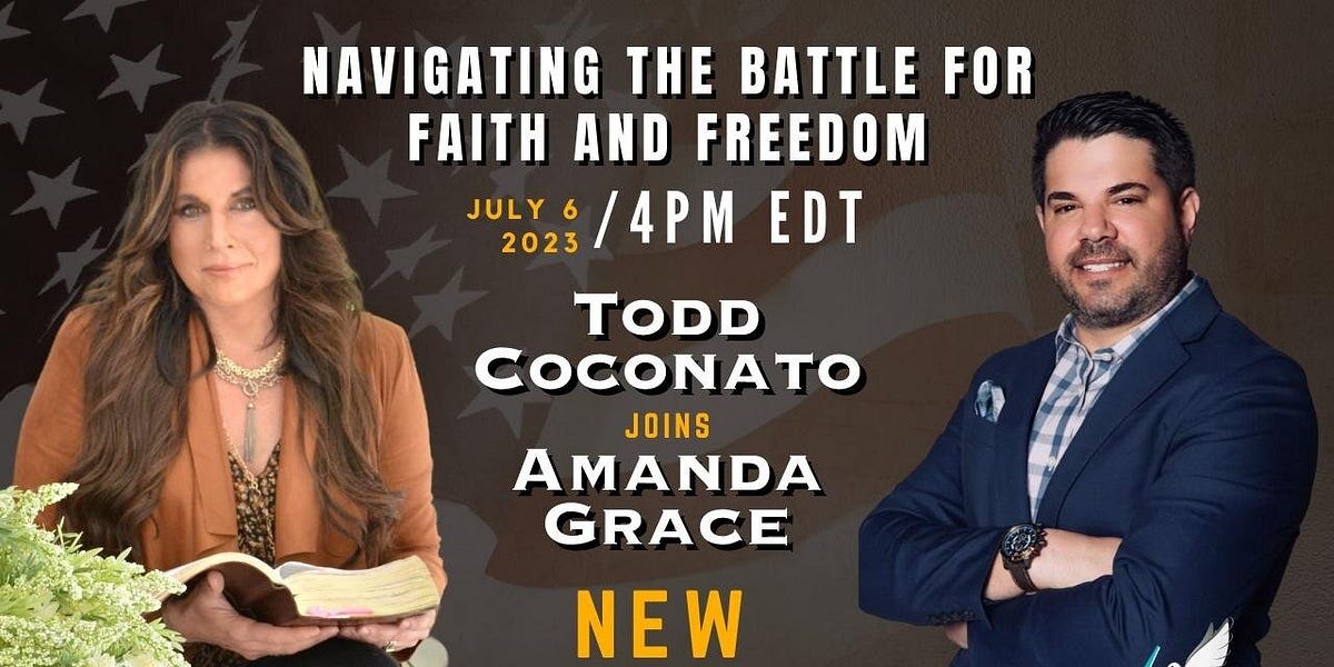 Pastor Todd Coconato joins Amanda Grace: Navigating the Battle for ...