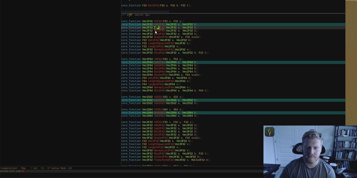 Codebase Walkthrough: Math - by Ryan Fleury - Digital Grove