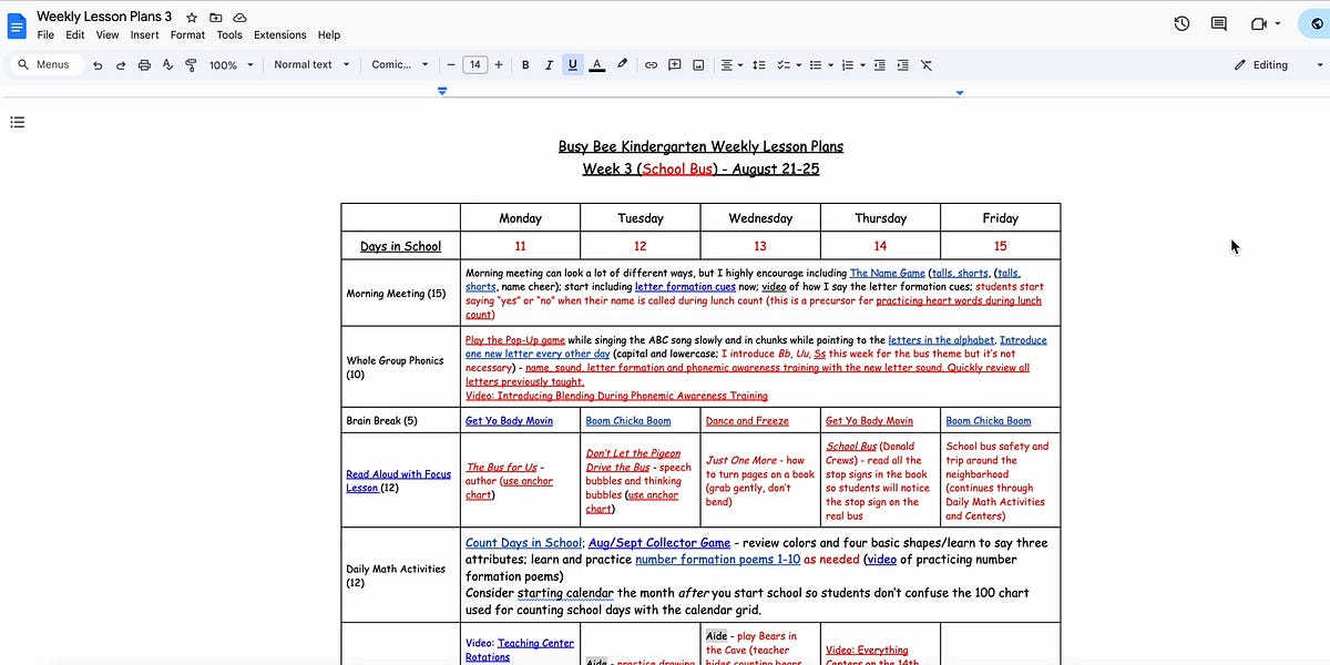 Video: Summary of Lesson Plans - Week 3 (Days 11-15)