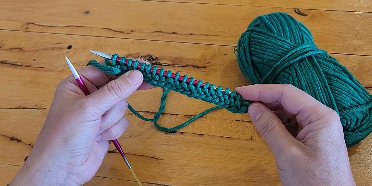 How To Knit The Garter Stitch - by Jodie Morgan - Yarn Bay
