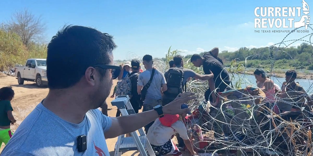 VIDEO: Migrants Invading Texas At Texas Border